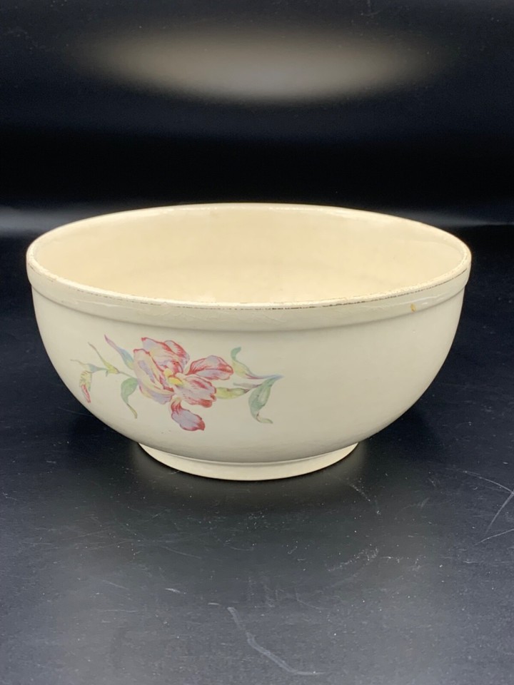 Vintage Universal Potteries Cambridge Iris Pattern Mixing Bowl 7 1/4 ...