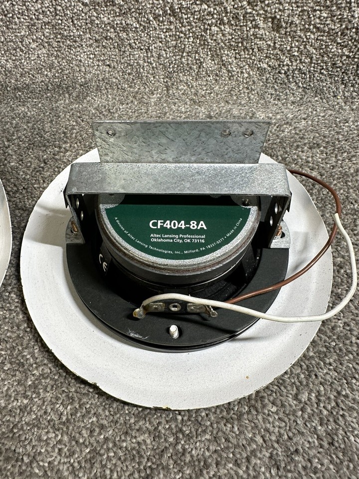 ALTEC Lansing CF404-8A Full Range Unit Speaker PAIR Professional Series | eBay