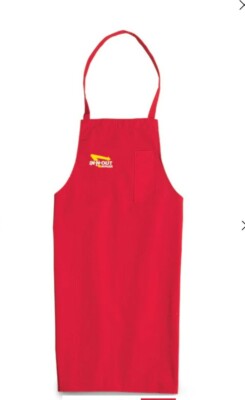In n Out Burger Red Apron Employee Associate Uniform INO | eBay