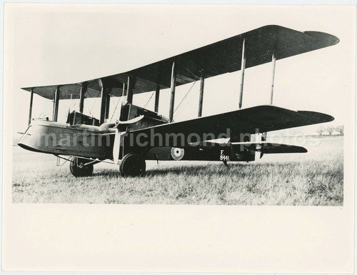 Airco DH.10 Amiens F8441 Large Original Hawker Siddeley Photo, BZ755 | eBay