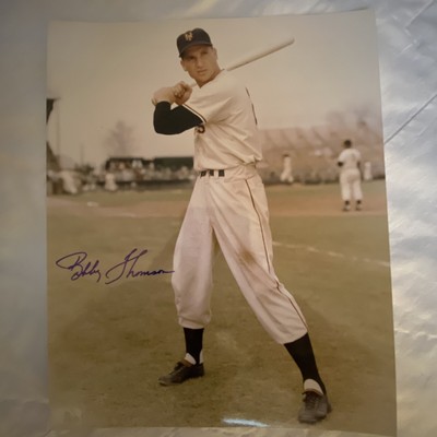 Bobby Thomson New York Giants Signed/Autographed 8x10 Photo | eBay