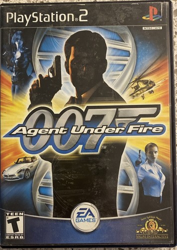 James Bond 007 Agent Under Fire COMPLETE Black Label Sony PS2 Video ...