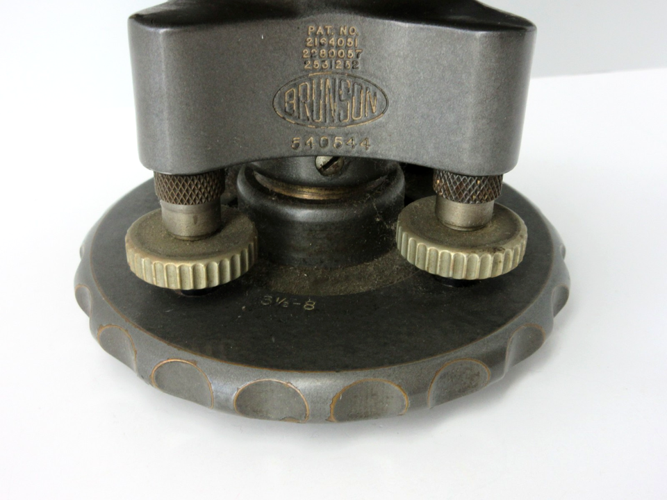 Antique L Brunson TRANSIT LEVEL Kansas City Optical Surveying Equipment ...