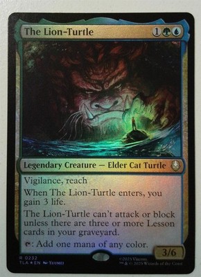 The Lion-Turtle *FOIL Rare* Magic MtG x1 Avatar: The Last Airbender | eBay