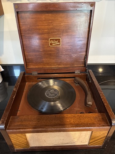 Vintage Capital Phonograph Model T-13. Working | eBay