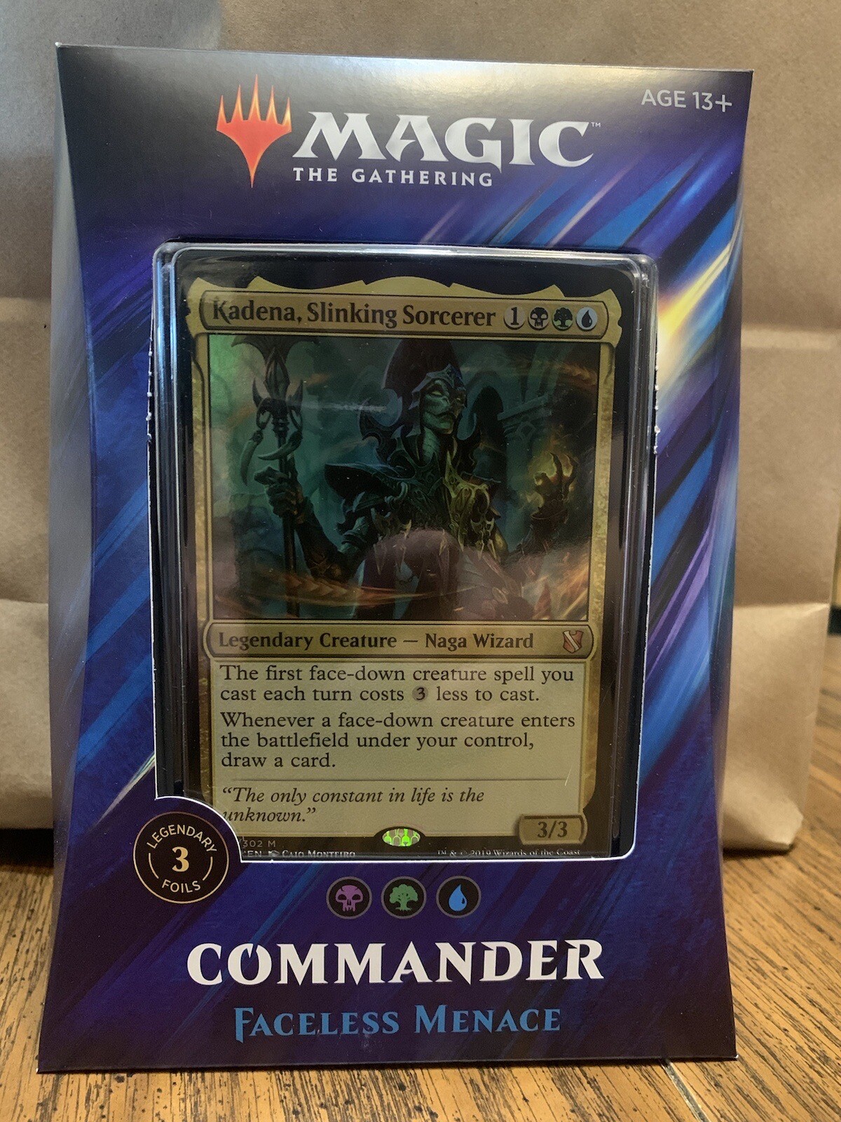 Magic: The Gathering Commander 2019 Faceless Menace Deck 630509892563 ...
