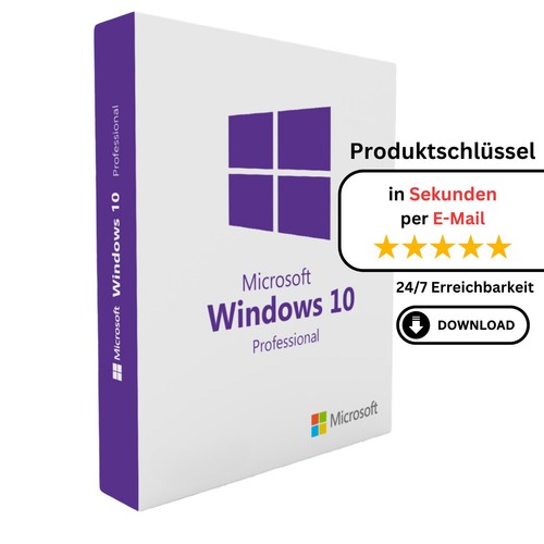 Microsoft Windows 10 Pro Key - Win 10 Professional Lizenz - Sofort ...