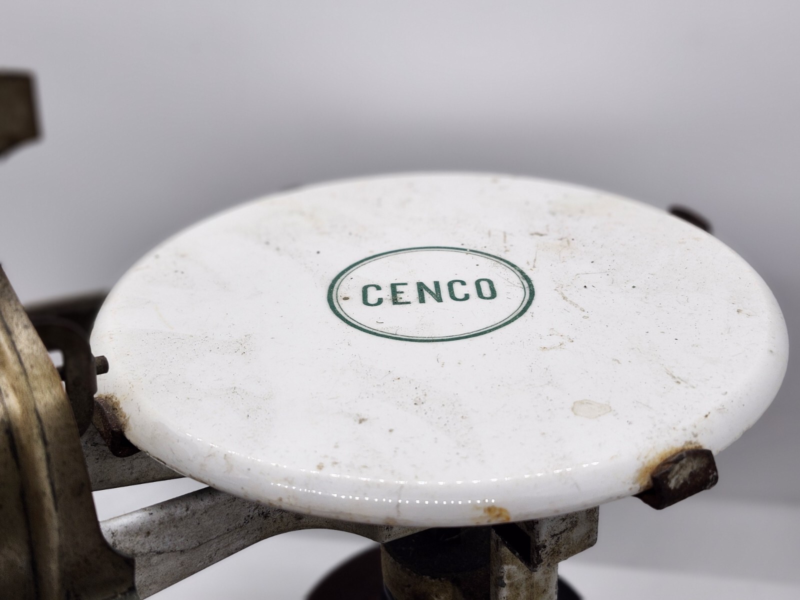 Antique Cenco Central Scientific Co Balance Scale Cast Iron 200 Gram Ceramic | eBay