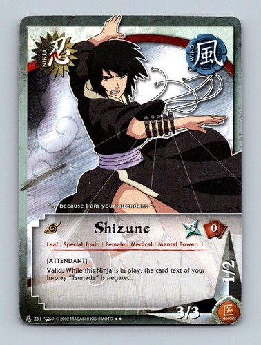 Naruto CCG - RARE - Shizune 211 - Dream Legacy | eBay
