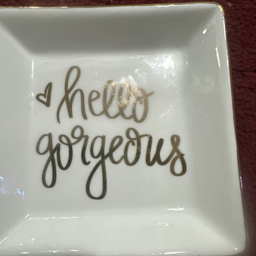 Ring Dish Gifts for Loved Ones. Hello Gorgeous Plate | eBay