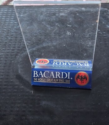 Bacardi Bar Menu Sign Clear Set of 4 | eBay