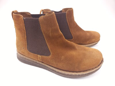Born Women's Brody Chelsea Boot Glazed Ginger Distressed Leather Size ...