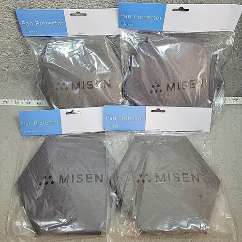 MISEN Pan Protector Set 4 PACK - Shield Your Cookware with Heavy Felt ...