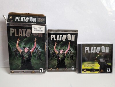 Platoon (PC, 2002) Collector Box Artwork Tactical Strategy Game ...