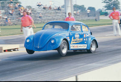EMPI Lightning Bug Volkswagen VW Beetle H Gasser wheelies off - 1972 ...