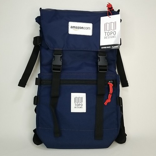 Topo Design Rover Pack Classic 16" Backpack Navy Advertising Patch | eBay