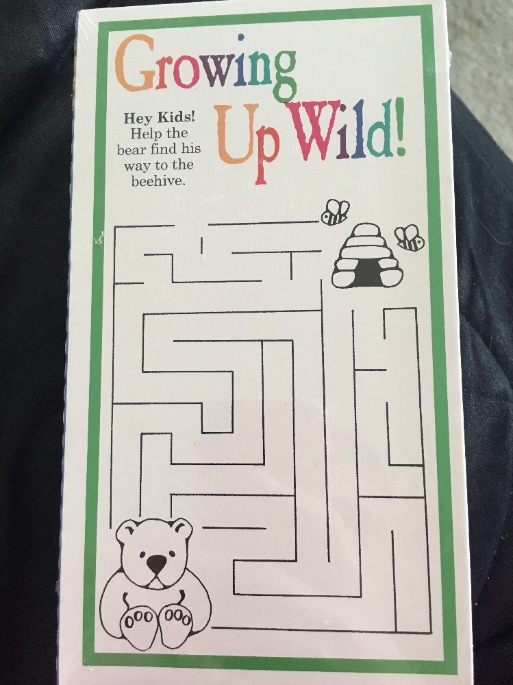 Growing Up Wild Fuzzy Wuzzy Bears VHS Tape Reader's Digest Kids Family ...