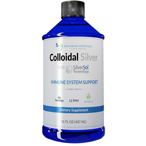 Colloidal Silver Liquid - 12 PPM Premium Silver Solution 60 MCG Per ...
