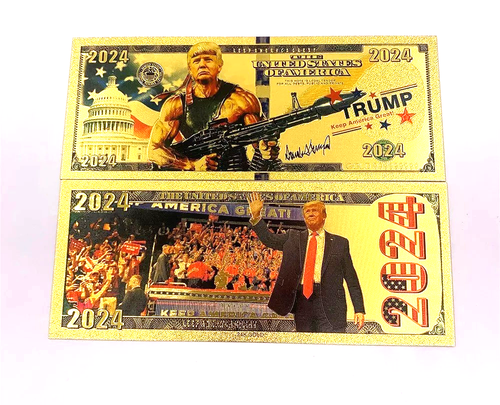 2024 President Donald Trump Gold Foil The Trumpinator Commemorative ...
