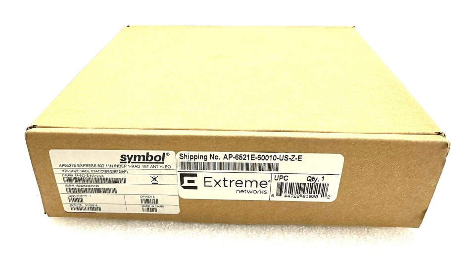 AP-6521E-60010-US Symbol AP-6521 EXPRESS 802.11N AP, Internal Antenna ...