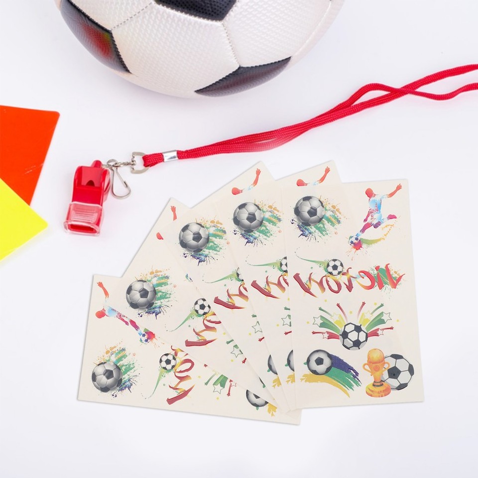 10 Packs x 5 Sheets Soccer Birthday Party Decorations: Soccer Theme ...