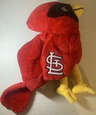 St. Louis Cardinals SGA Plush Embroidered Logo Red Bird Hat Fredbird | eBay