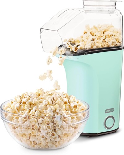 DASH Hot Air Popcorn Popper Maker with Measuring Cup to Portion Popping ...
