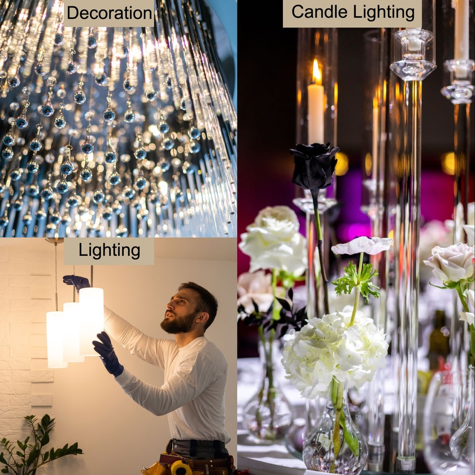 8" Clear Plastic Rigid Pipe 51mm x 55mm(2" x 2.2") Acrylic Tube Round ...