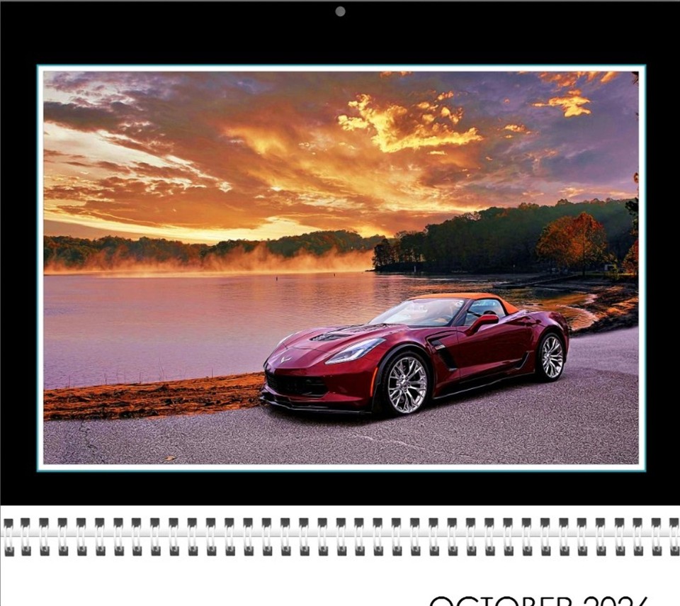 2026 Corvette "Legends" Car Calendar - Start Any Month - Free Shipping ...