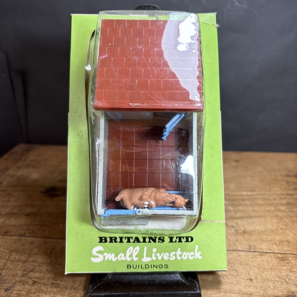 Britains Pig Sty Original Box Small Livestock Buildings No 4706 Vintage ...