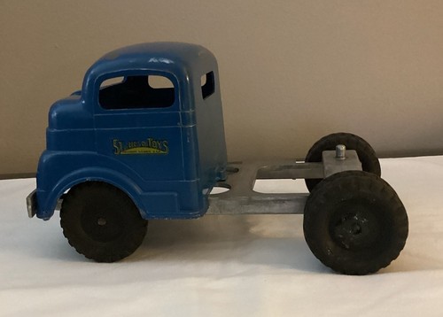 Vintage 1950s Structo Metal Steel Toy Truck Cab Over Cab C-3044 Blue | eBay