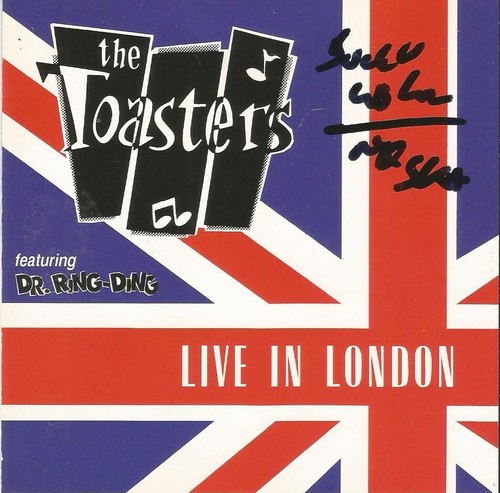 The Toasters Autographed Live In London CD Signed By Robert "Bucket ...
