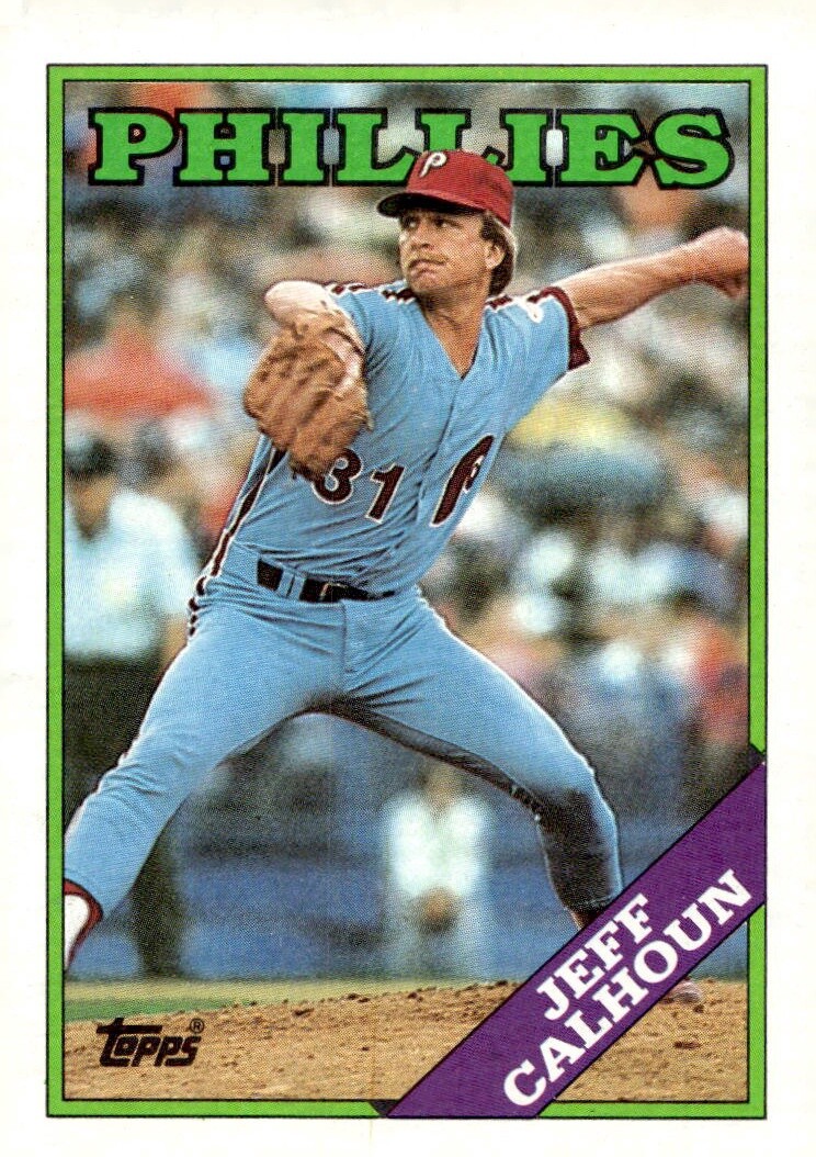 1988 Topps #38 Jeff Calhoun | eBay