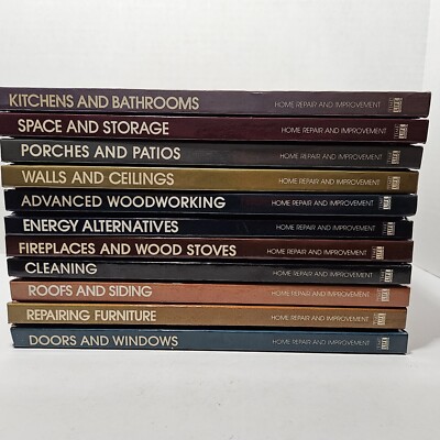 Time Life Home Repair and Improvement 11 Volume Set Fix Do It Yourself ...