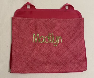 Thirty-One Oh-Snap Pocket Pink Pochette Cross Pop-Monogrammed Madilyn ...