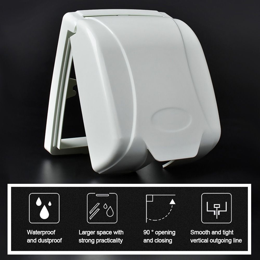 Self-Adhesive Switch Protective Cover Wall-mounted Protection Socket ...