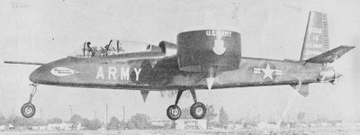 VZ-4 Doak VTOL Research VZ4 Convertiplane Wood Model Replica Small Free ...