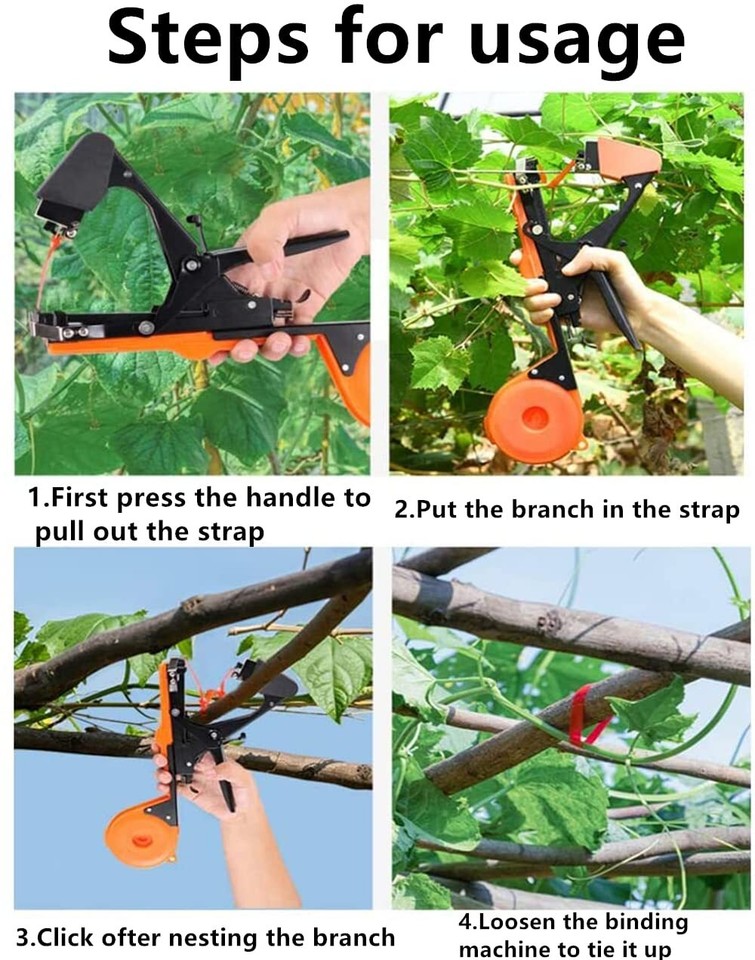 Plant Tying Machine Taper Tool Garden Plant Tape Tool For Grapes ...