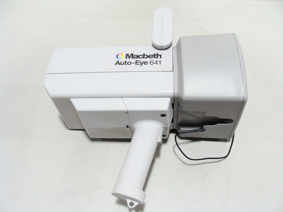 Gretag MacBeth X-Rite AUTO EYE 640 AE-641 Hand Held Spectrophotometer ...