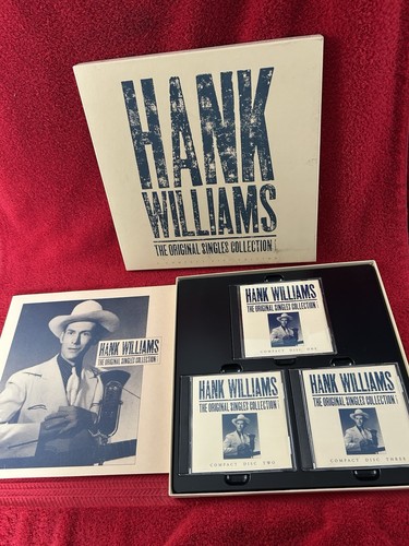 HANK WILLIAMS Original Singles Collection 3CD Box Set w/booklet | eBay