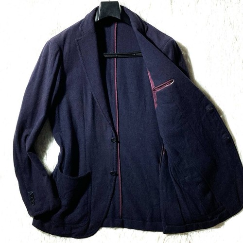Ring Jacket Balloon Blazer Men’s 40/50 Navy Wool Stretch 3-Button Made ...