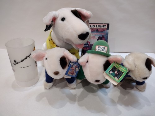Lot of Vintage Spuds Mackenzie Anheuser-Busch Bud Light Stuffed toys ...