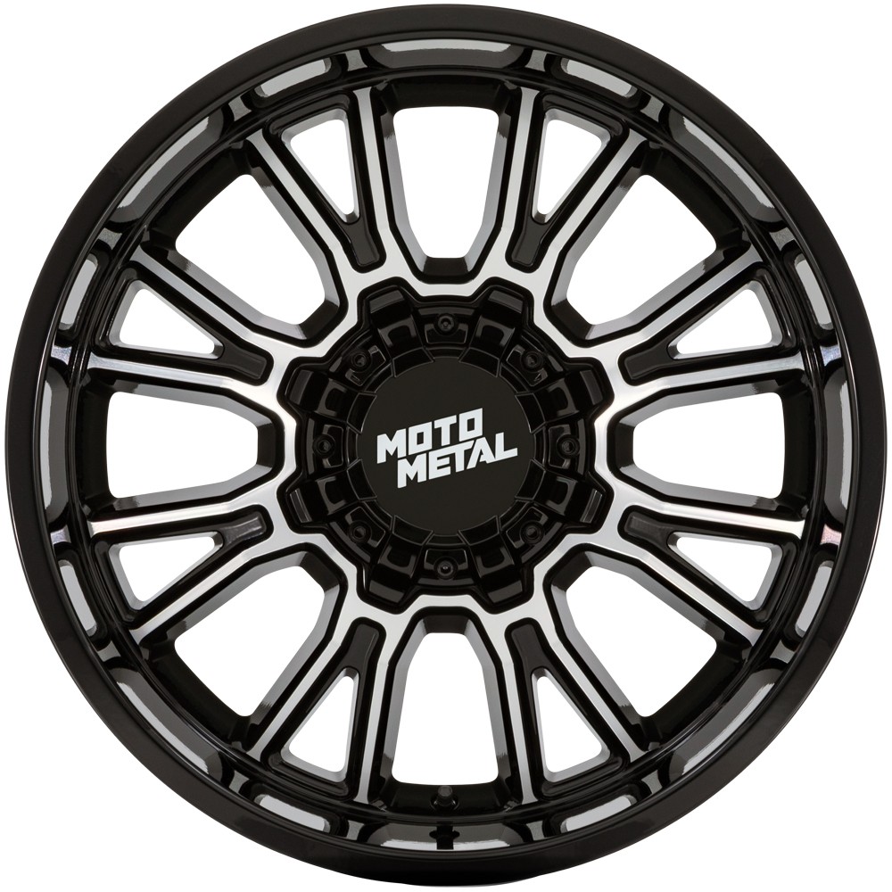 (4) Moto Metal MO810 Legacy 20x9 8x6.5" +20 Black/Machined Wheels Rims ...