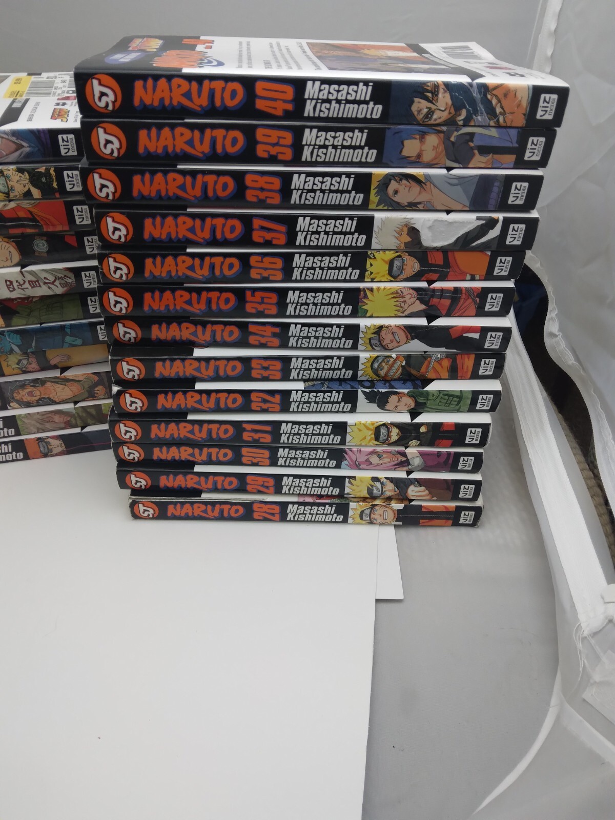 Naruto Manga 24 Book Set Volumes 28-41 W/ Naruto Vol 8 & Movie Stone of ...