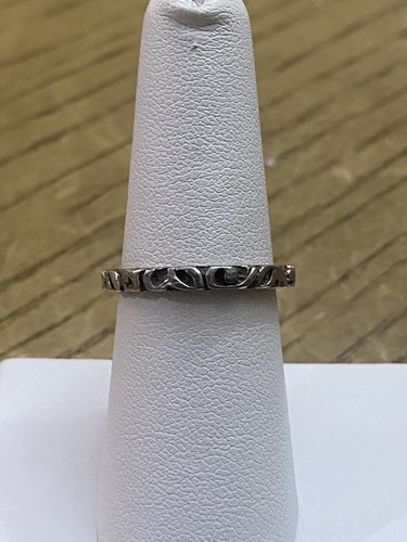 Silpada Designer Sterling Silver Eternity Scroll Stackable Band Ring ...