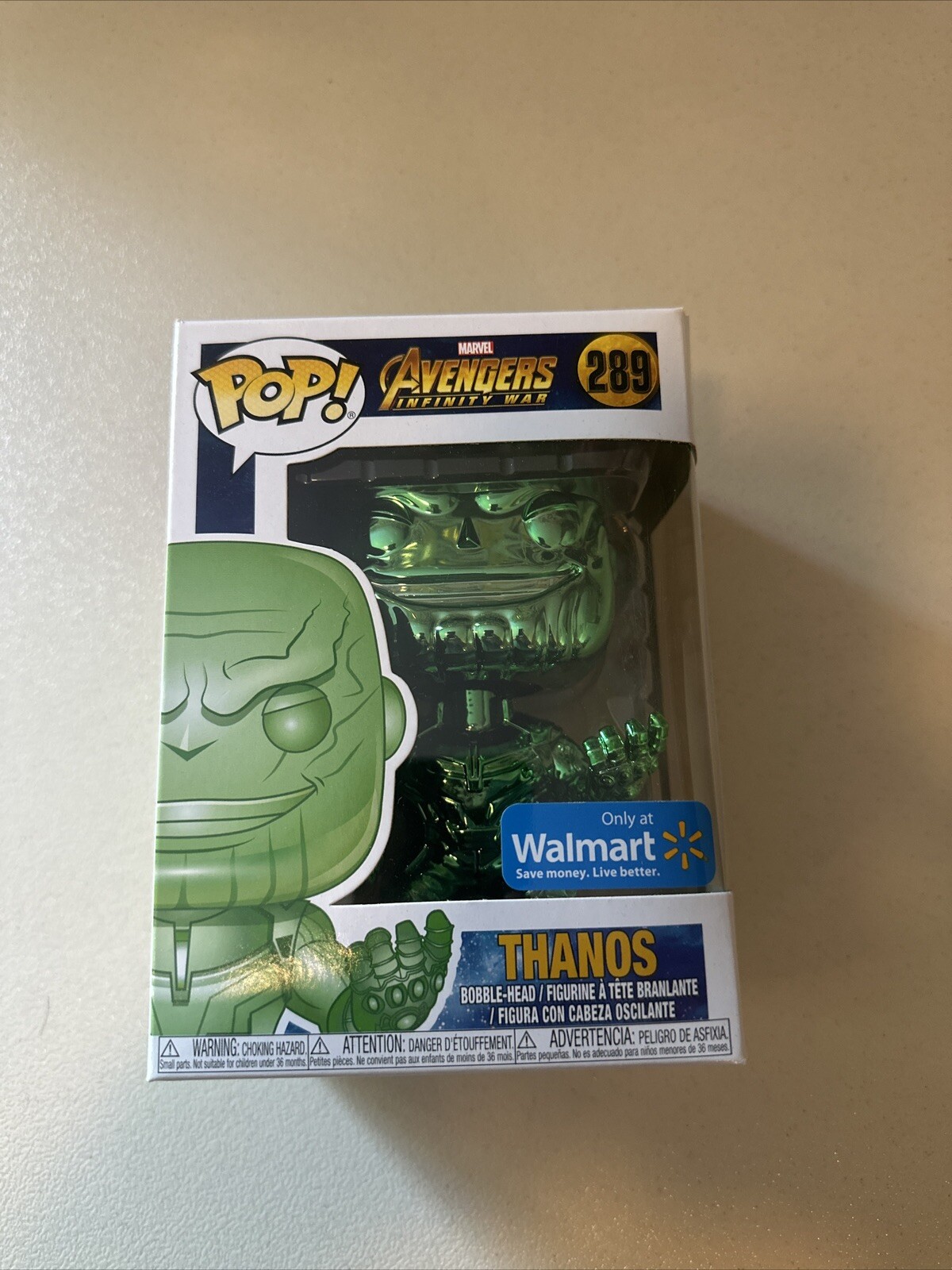 FUNKO Pop Chrome Green Thanos 289 Walmart Exclusive | eBay