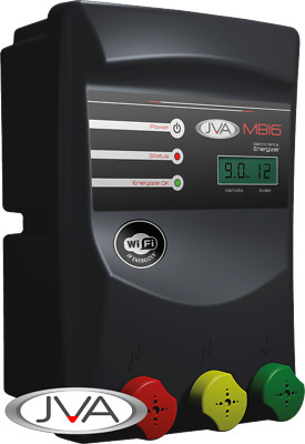 JVA MB16 Mains Electric Fence IP Energizer (Mains/Battery) - 22 Joules ...