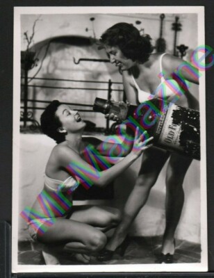 Vintage Bandw Risque Pinup 3 5x5 Sexy Brunettes Beautiful Cheesecake