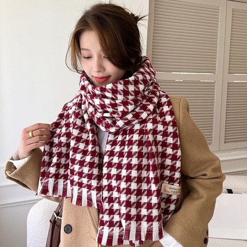 Student Scarf Double Sided Windproof Coldproof Long Thermal Scarf ...