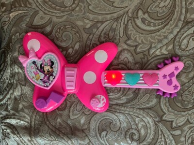 Minnie Mouse Disney Junior Bow-Tique Rockin' Pink Guitar Instrument ...